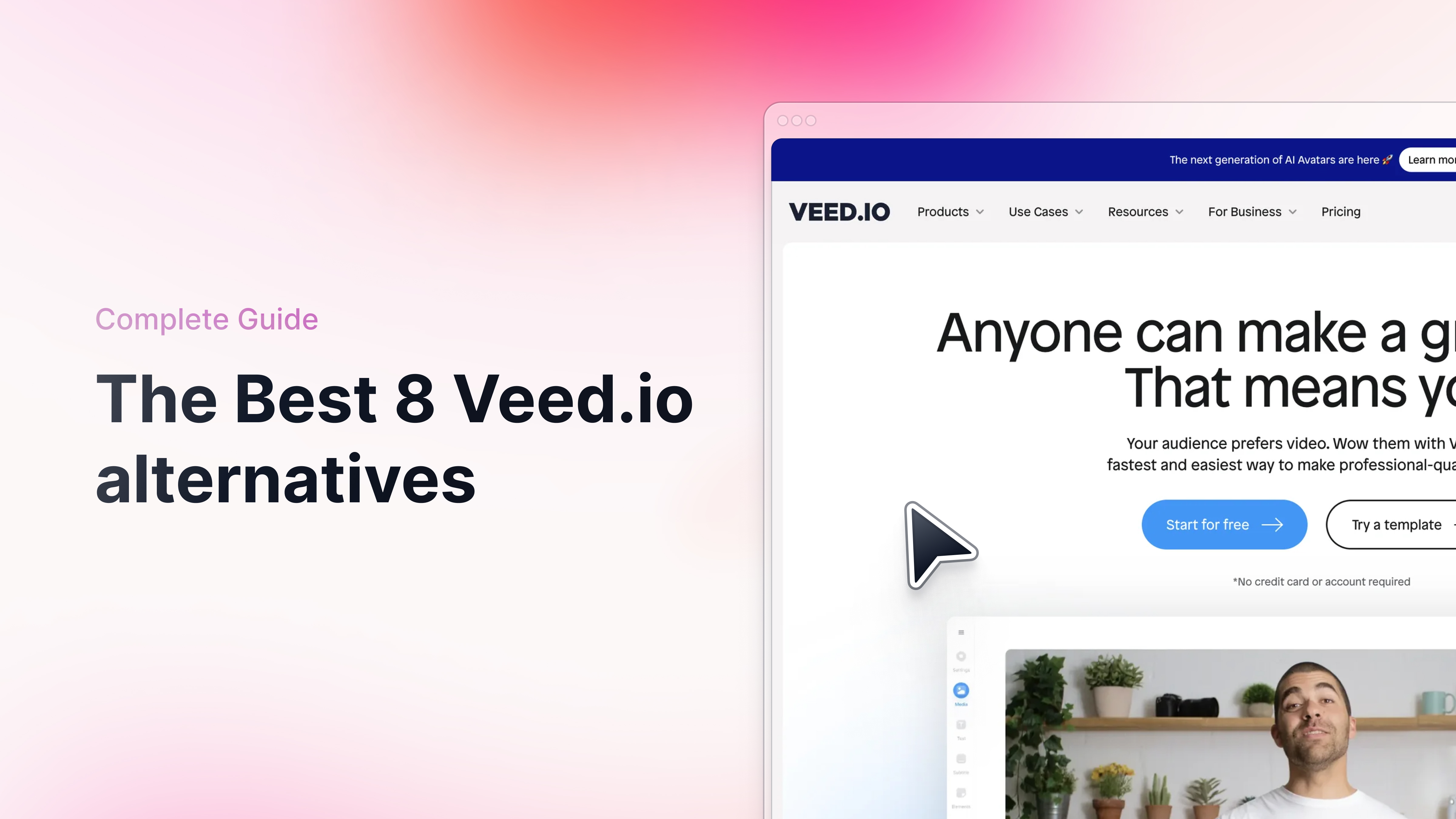 The 8 Best Veed.io Alternatives for 2024 [Complete Guide] | Arcade Blog